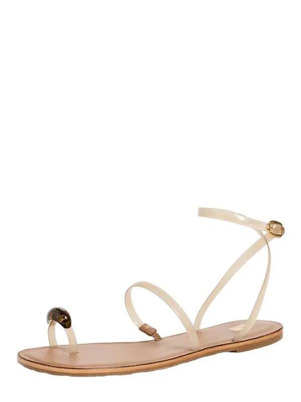 Larroude Biarritz Jelly Sandals - Ivory