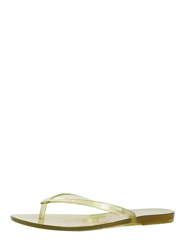 Madewell X Melissa Jelly Thong Flip Flops - Yellow