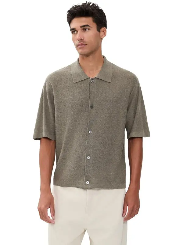 FRAME Light Knit Cardigan - Dusty Beige
