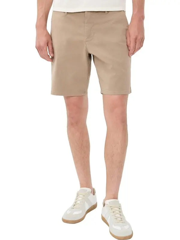 Paige Phillips Stretch Sateen Shorts - Farro