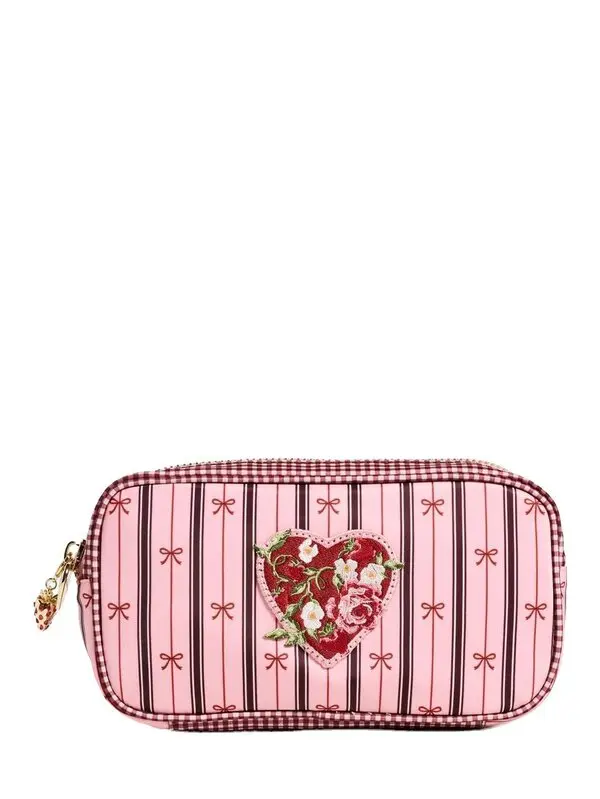 Stoney Clover Lane Small Pouch - Stripe Bow