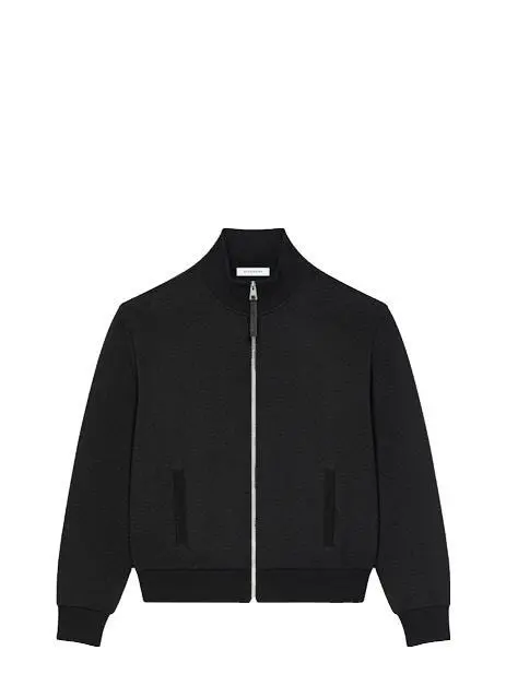 Givenchy Quilted Zip-up Sweatshirt - Black
