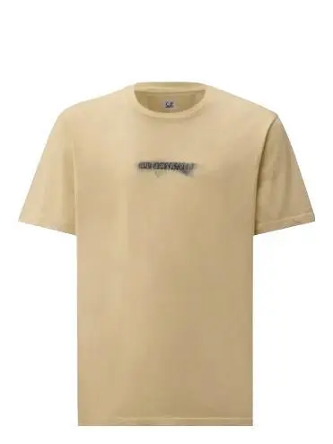 C.P. COMPANY Short Sleeve Jersey T-shirt - Frozen Dew