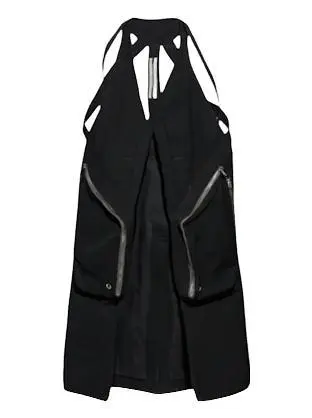 Rick Owens Lono Temple Vest - Black