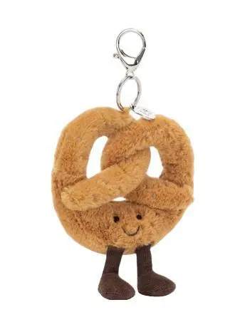 JELLYCAT Amuseables Pretzel Bag Charm - Multicolor