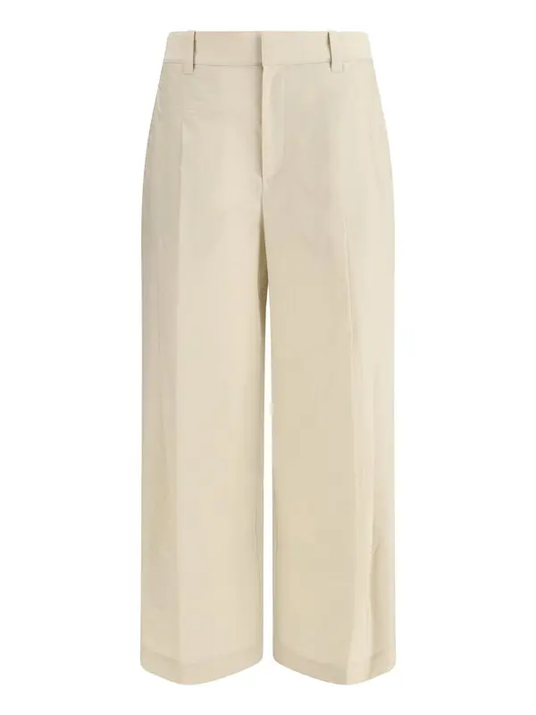 Brunello Cucinelli Cotton-blend Tailored Pants - Multicolor