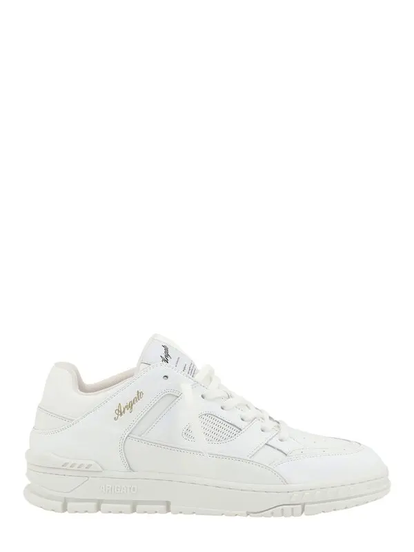 Axel Arigato Area Lo Sneakers With Perforated Detail And Signature Branding - White