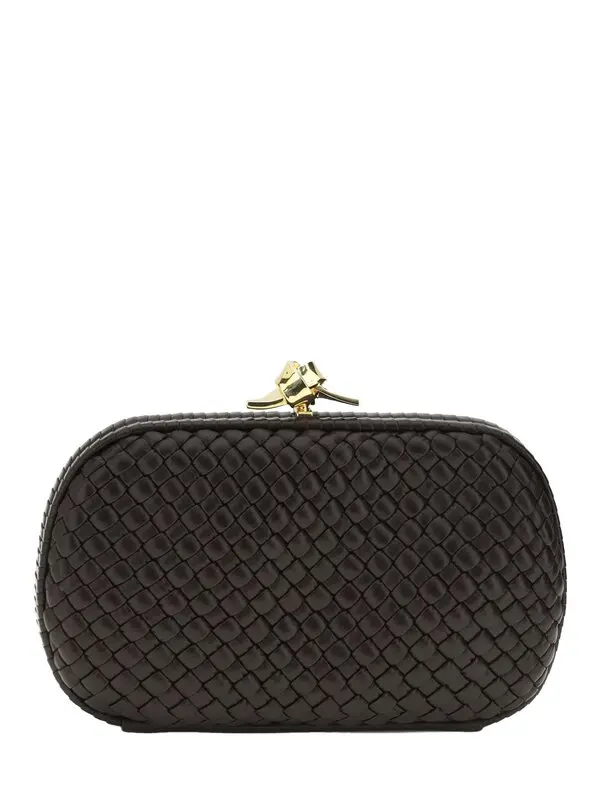 Bottega Veneta Soft Knot Clutch - Brown