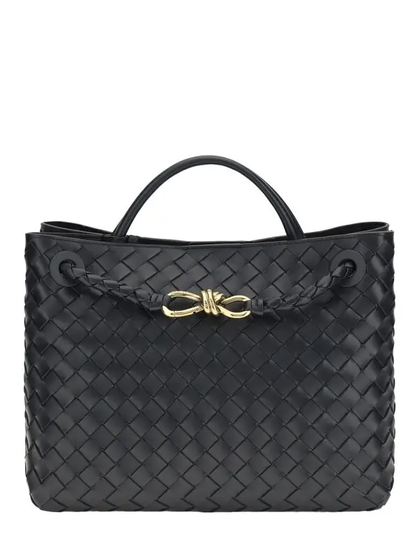 Bottega Veneta Andiamo Shoulder Bag - Black