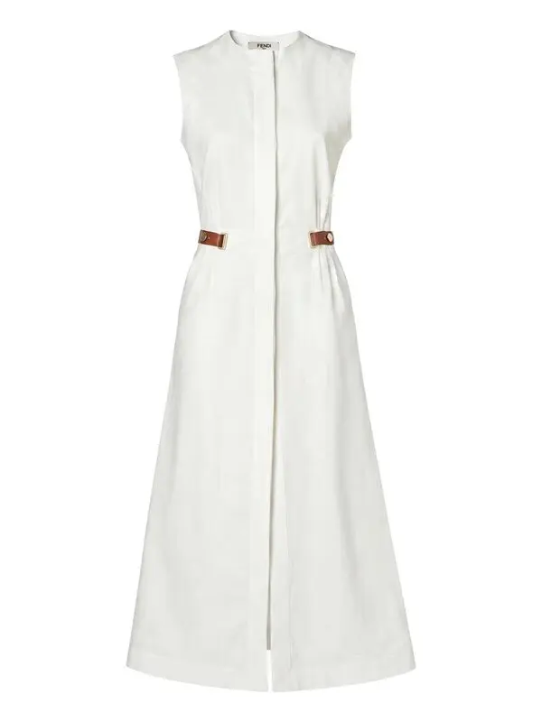 Fendi Linen Dress - Multicolor