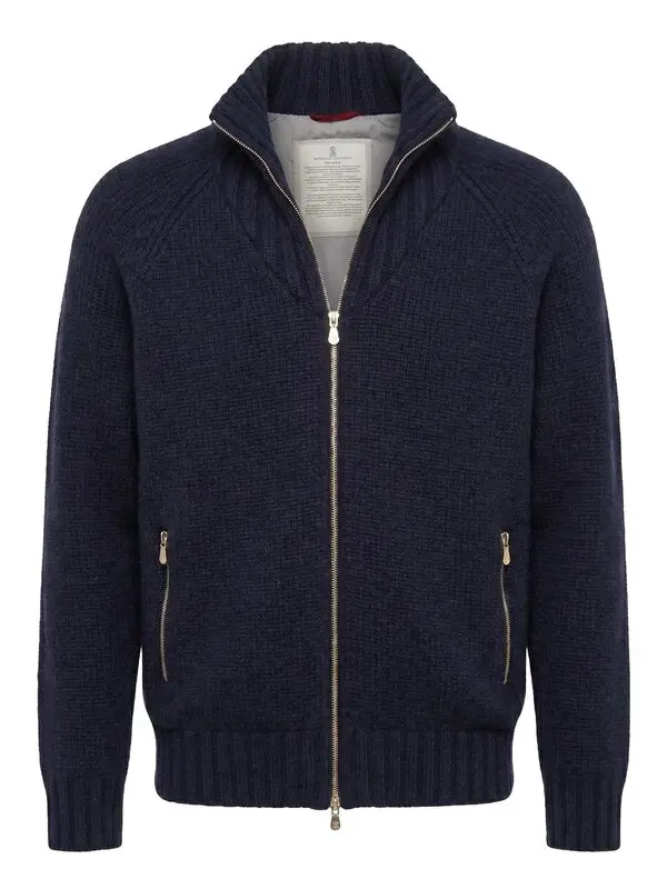 Brunello Cucinelli Zip-up Cashmere Jacket - Multicolor