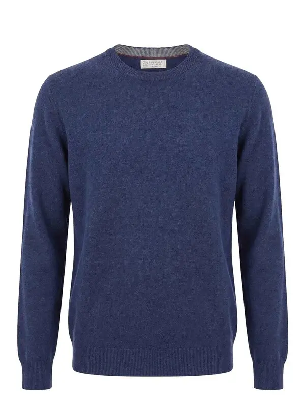 Brunello Cucinelli Cashmere Crew Neck Sweater - Multicolor