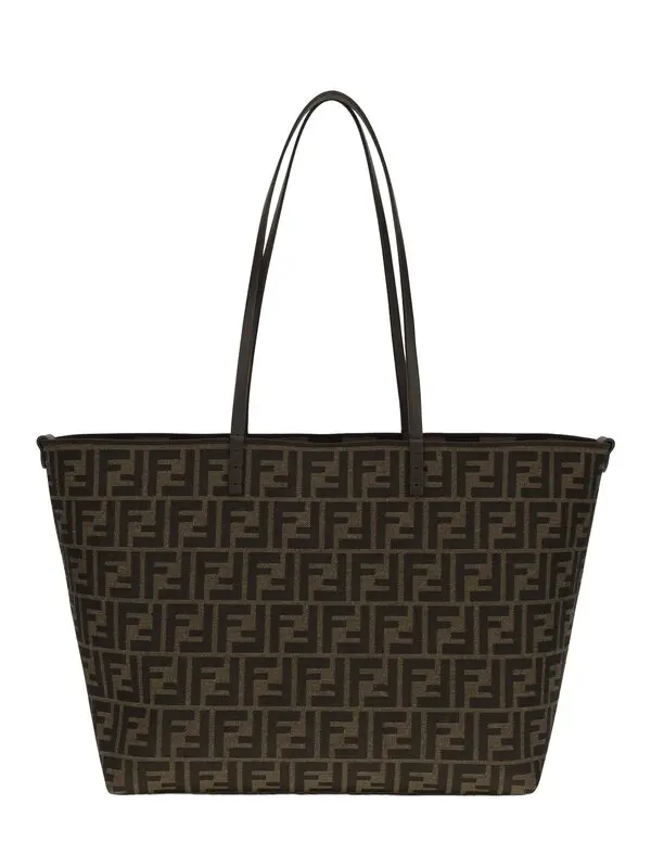 Fendi Roll Medium Shopping Bag - Brown
