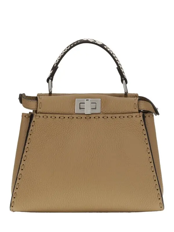 Fendi Peekaboo Mini Handbag - Cream