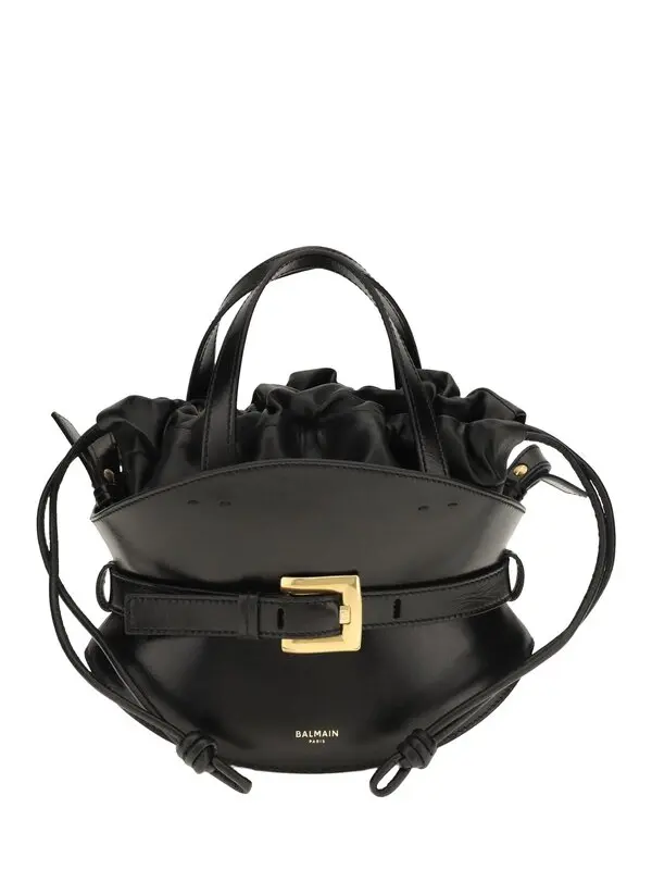 Balmain Shuffle Mini Shoulder Bag - Black
