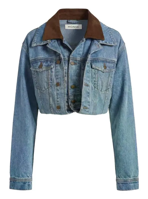 Monse Double-loop Denim Jacket - Blue