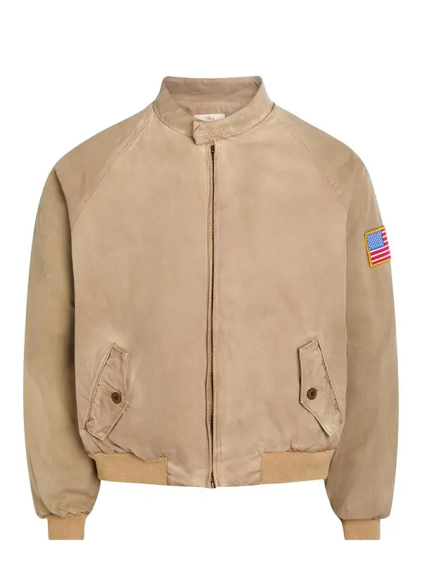 CHERRY LOS ANGELES Sun Faded Championship Padded Cotton Jacket - Tan