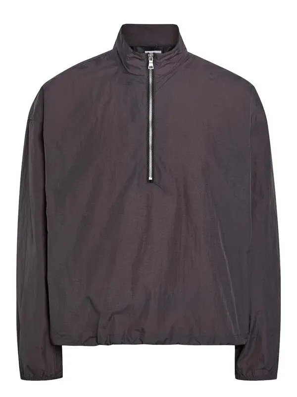 MKI MIYUKI ZOKU Hyperlight Half-zip Shell Jacket - Raisin