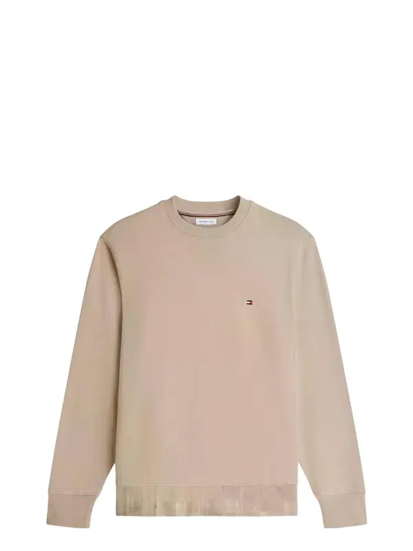 Tommy Hilfiger Logo Patch Sweatshirt - Neutrals