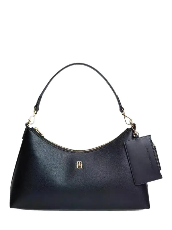 Tommy Hilfiger Logo-plaque Shoulder Bag - Black