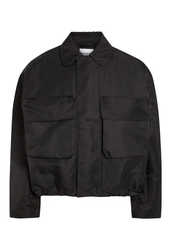 MKI MIYUKI ZOKU Taffeta Pilot Jacket - Black