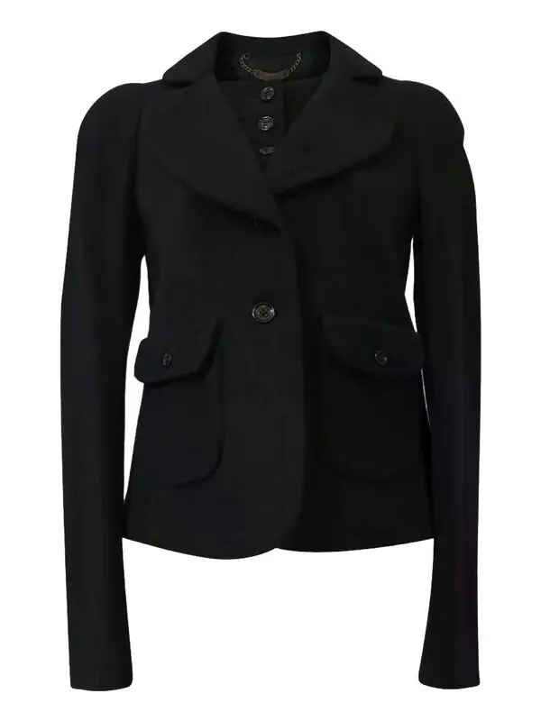 See By Chloé Wool Puff Sleeve Jacket - Black