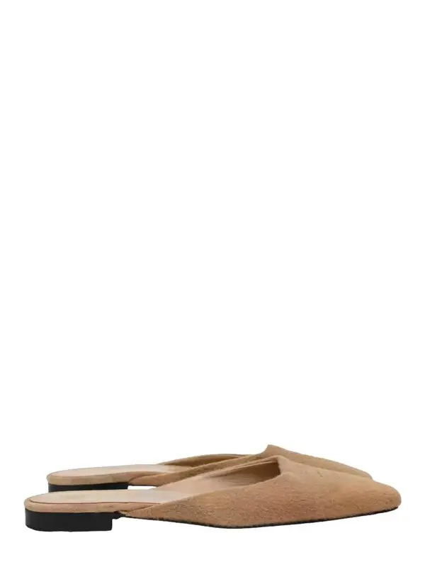 TOTEME Flat Cashmere Mules - Neutrals