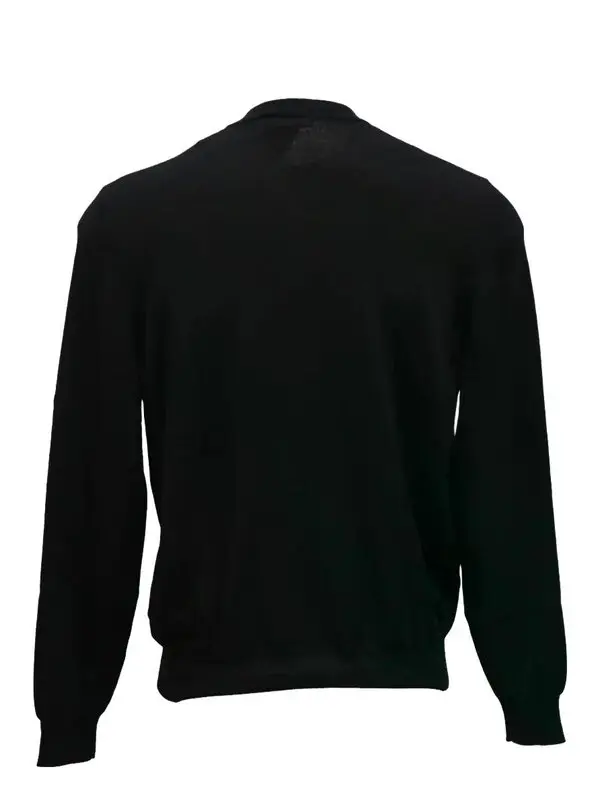 Balenciaga Logo Est. 1917 Crew Neck Sweater - Black