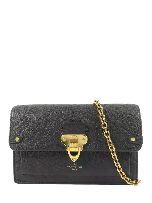 LOUIS VUITTON Vavin Monogram Empreinte Shoulder Bag - Black