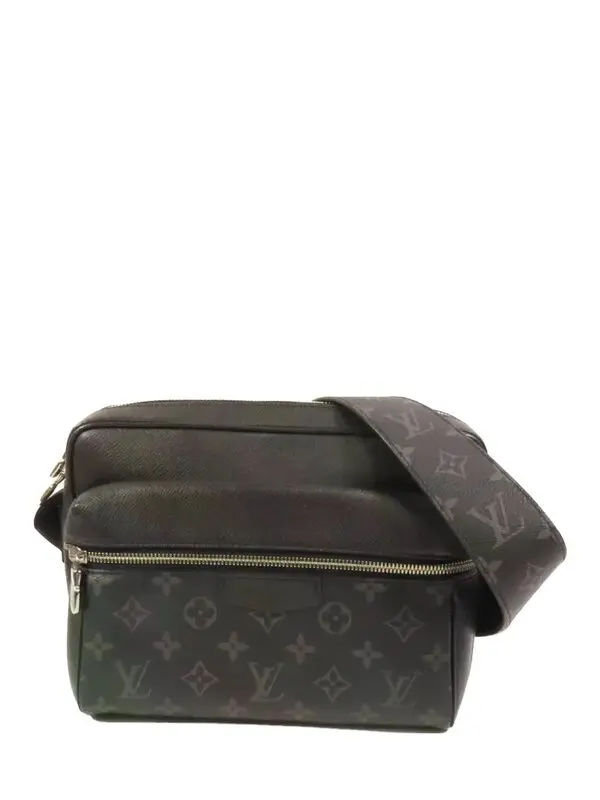 LOUIS VUITTON Monogram Eclipse Voyager Messenger Pm Bag - Black