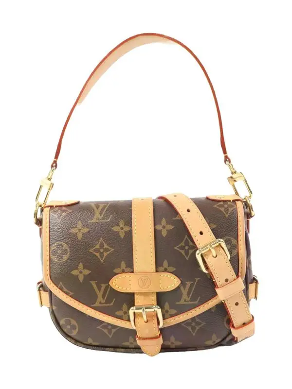 LOUIS VUITTON Monogram Saumur Bb Shoulder Bag - Brown