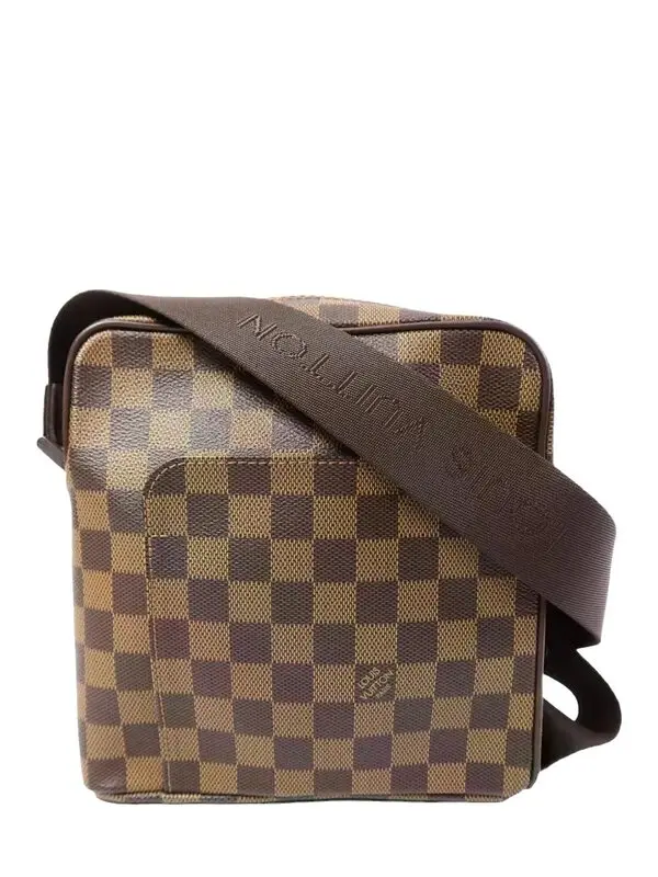 LOUIS VUITTON Damier Ebene Canvas Messenger Bag - Brown