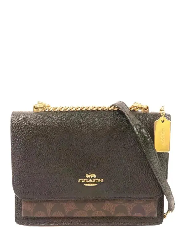 COACH VINTAGE Klare Chain Shoulder Bag - Black