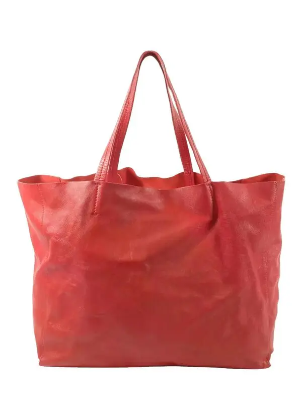 Celine Calfskin Tote Bag - Red