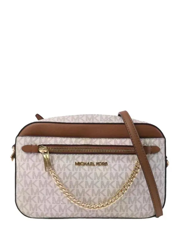 Michael Kors Jet Set Chain-link Cross Body Bag - Neutrals