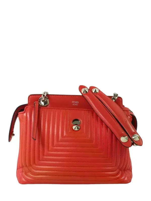 Fendi Dotcom Click Shoulder Bag - Red