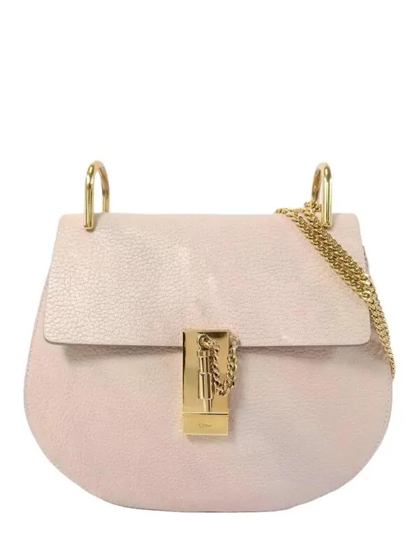 Chloé Drew Chain Shoulder Bag - Neutrals
