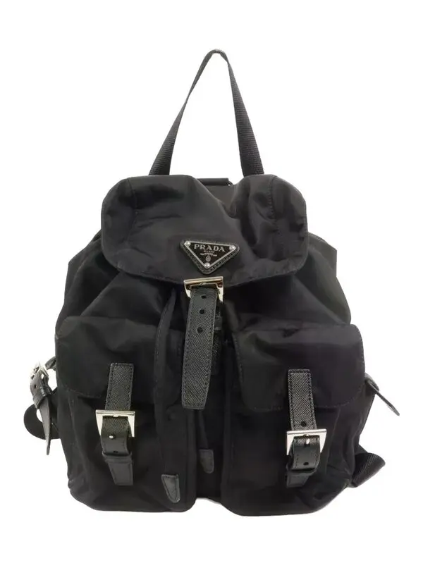 Prada Buckle-fastening Backpack - Black