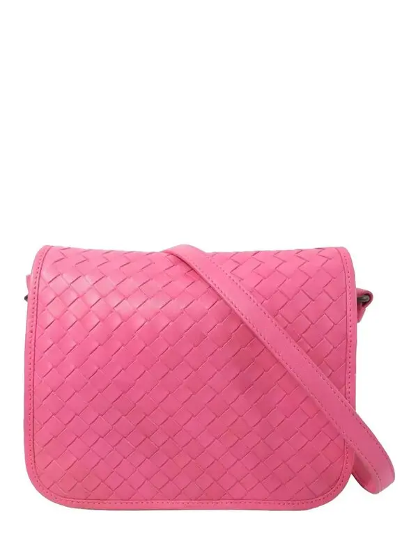 Bottega Veneta Intrecciato Shoulder Bag - Pink