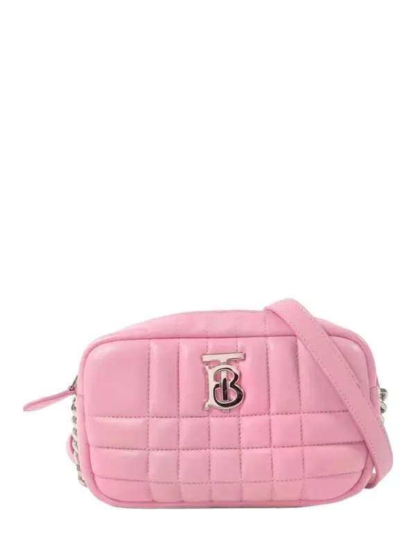Burberry Lola Quilted Crossbody Bag - Pink