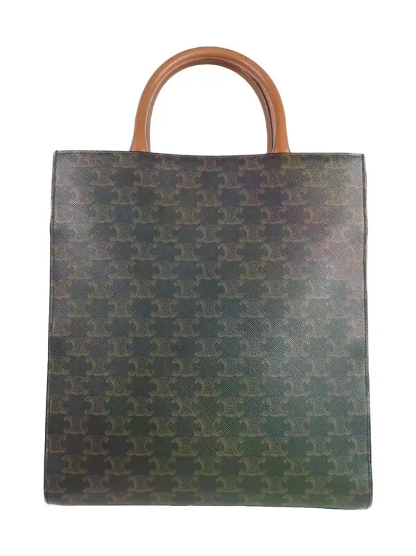 Celine Triomphe Cabas Tote Bag - Brown