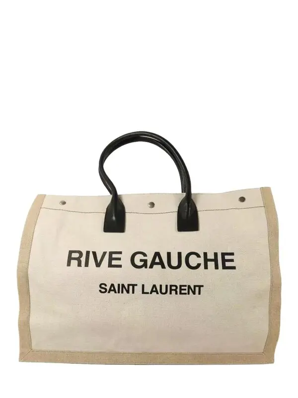 Saint Laurent Rive Gauche Tote Bag - Neutrals