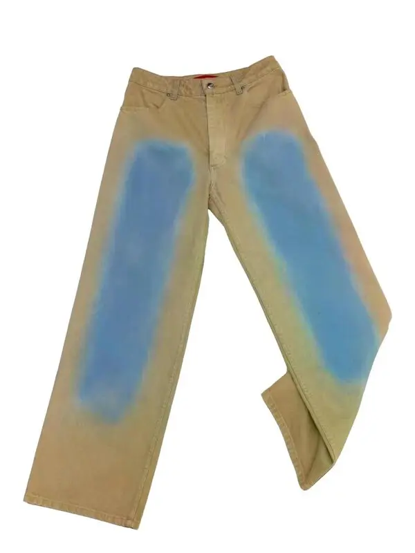 Eckhaus Latta Spray-effect Jeans - Neutrals