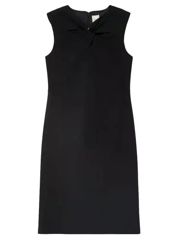 Calvin Klein Sleeveless Mini Dress With Twist Detail - Black