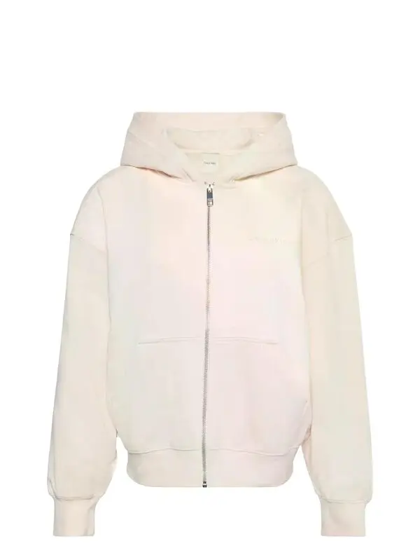 Calvin Klein Zip-up Hoodie - Neutrals
