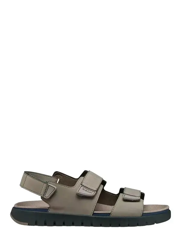 Geox Flextride S Touch-strap Sandals - Grey