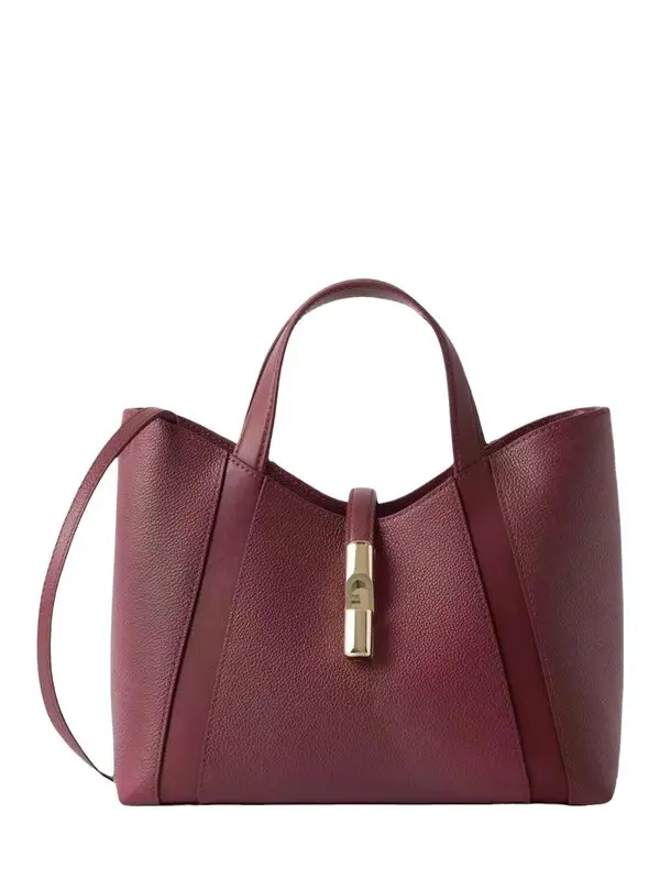 Furla Goccia Leather Tote Bag - Red