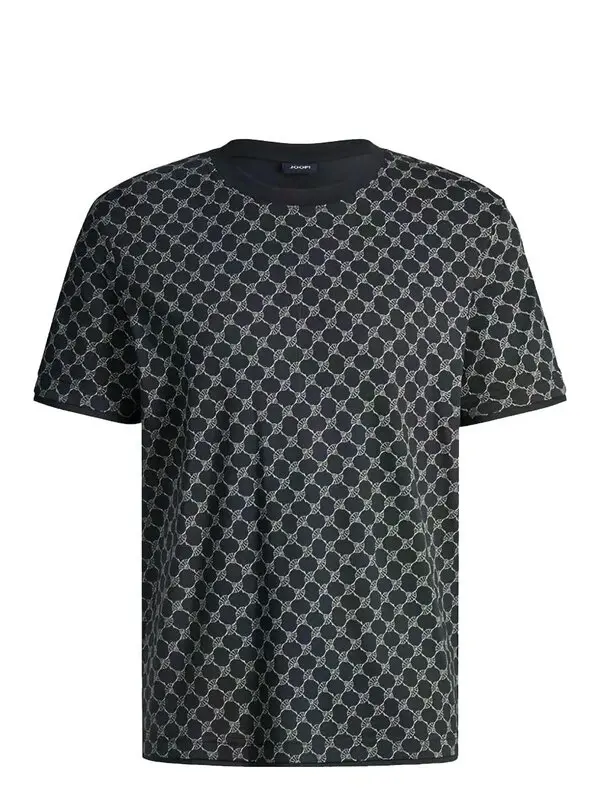 JOOP! Cornflower Victormanuel-print T-shirt - Black