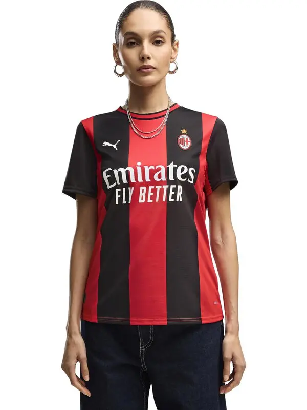 PUMA Ac Milan Home Soccer Jersey - Black