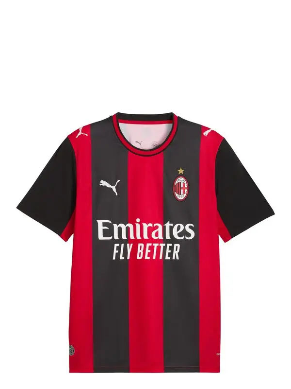 PUMA Ac Milan Home Jersey - Black